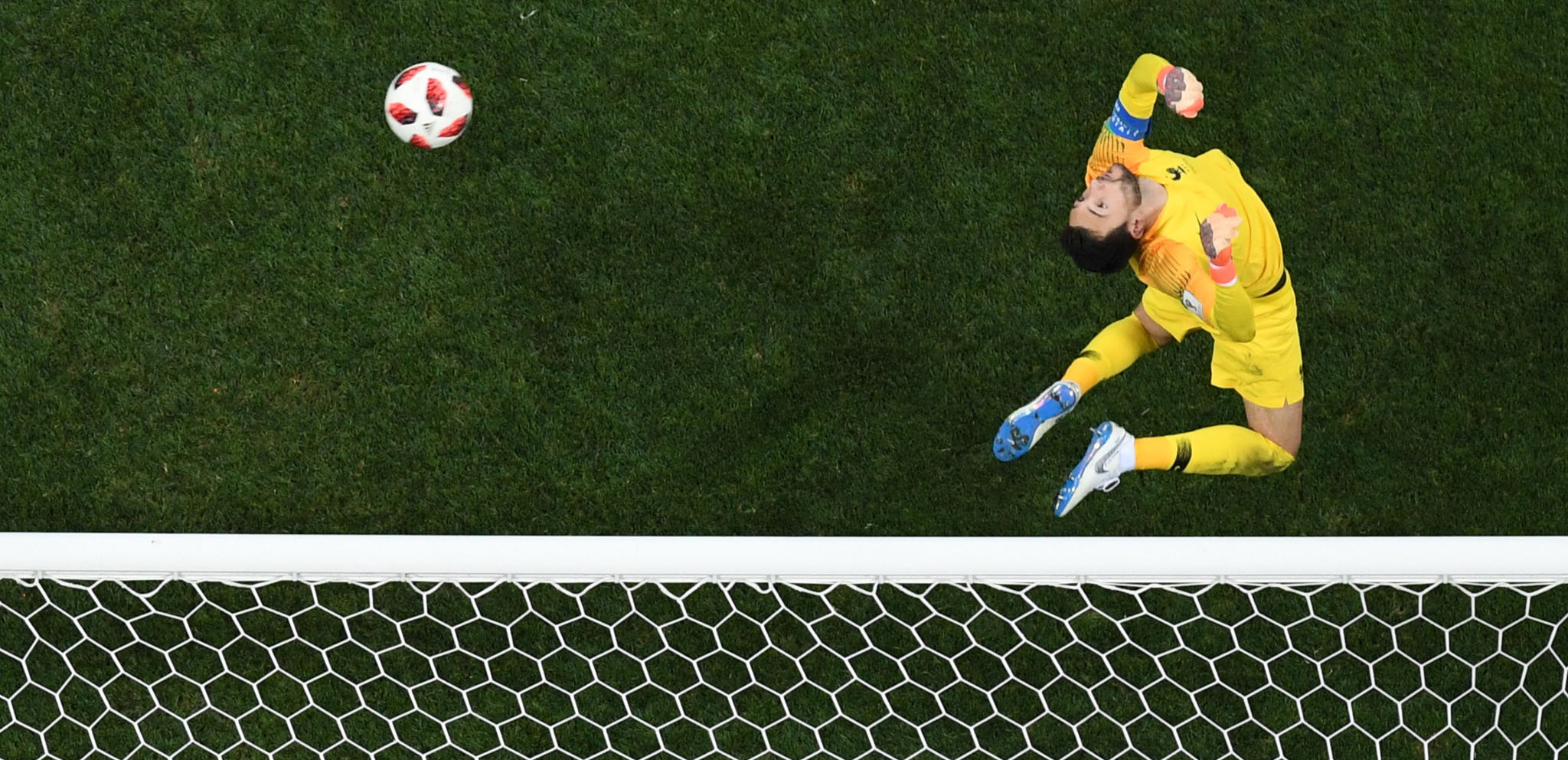 Hugo lifts the World Cup