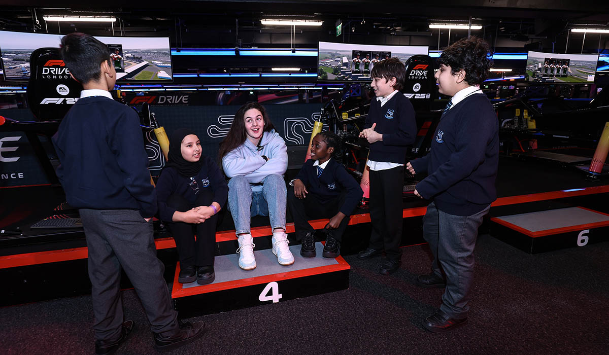 Racing champion Abbi Pulling joins local schoolchildren at Foundation’s ...