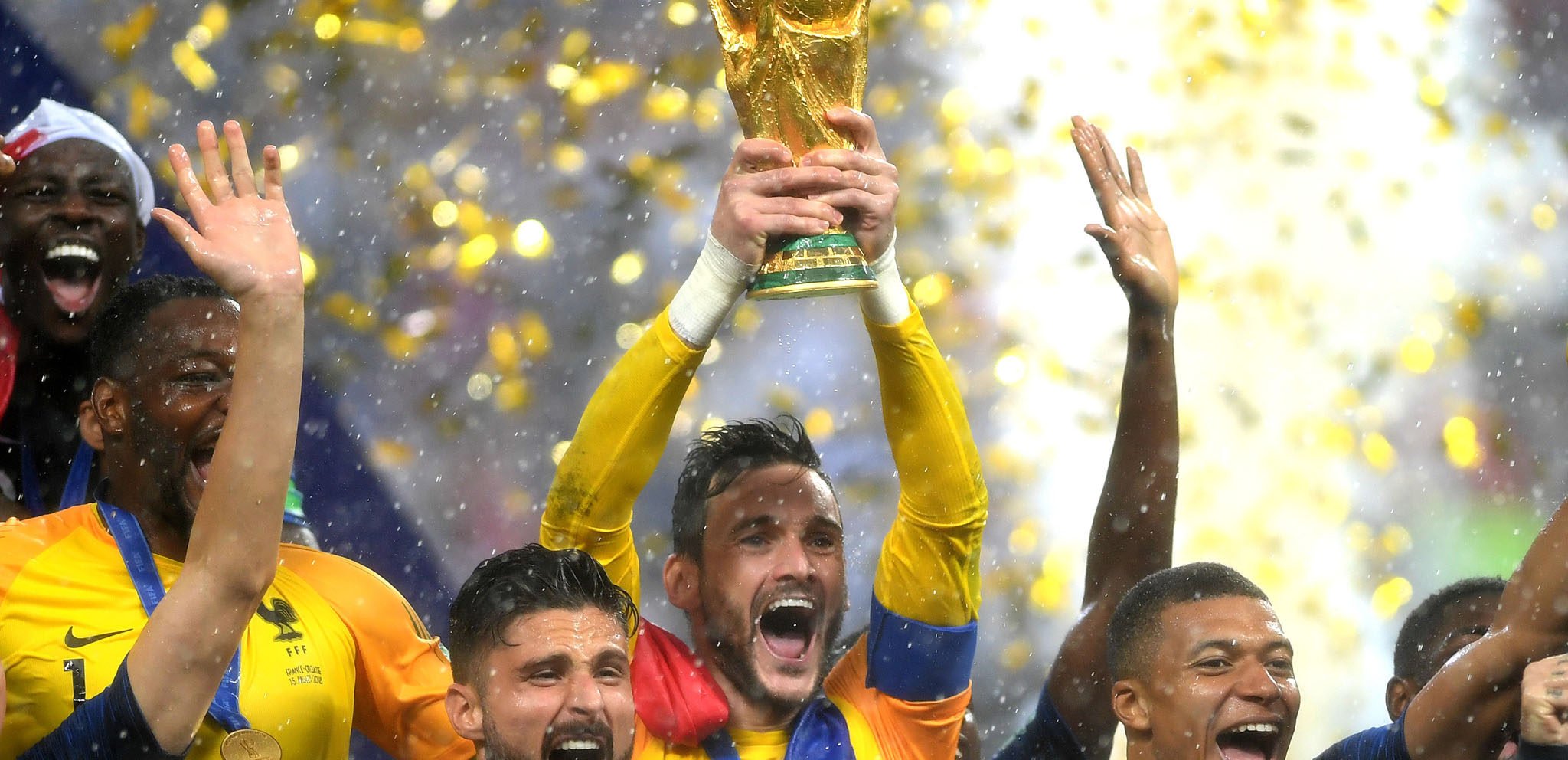 Hugo lifts the World Cup