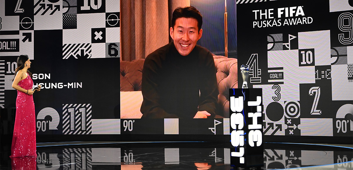 Heung-Min Son wins The FIFA Puskas Award
